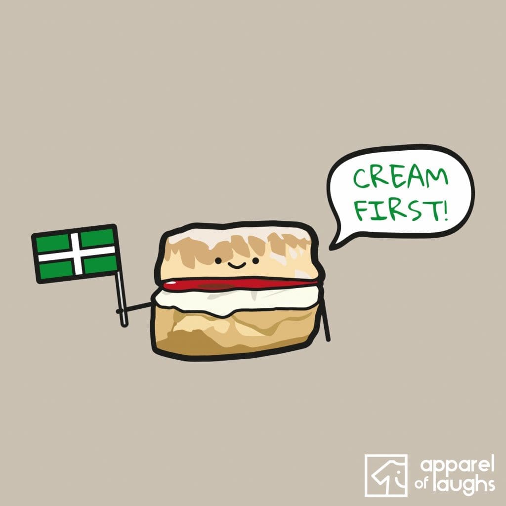 Cream First - T-Shirt - Apparel of Laughs