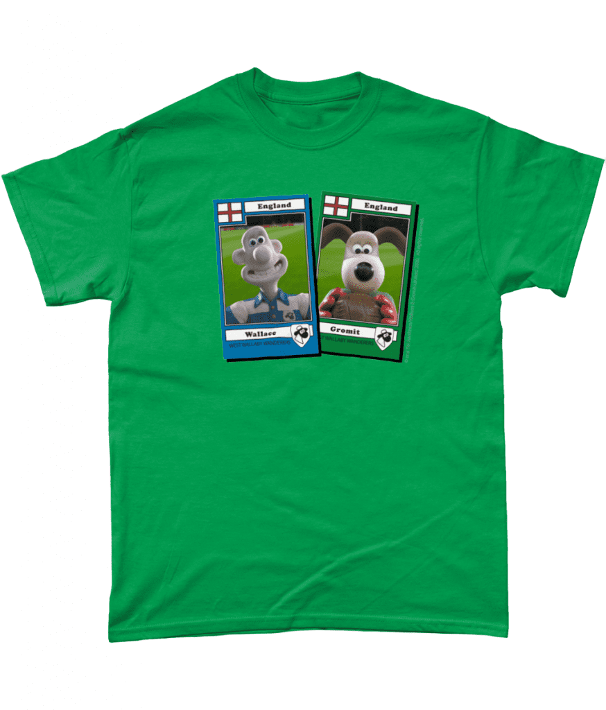 Wallace and Gromit - Football Stickers - T-Shirt - Apparel of Laughs