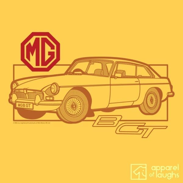 MG MGB GT - British Motoring Heritage - T-Shirt - Apparel of Laughs